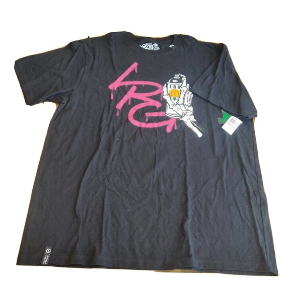 Lrg | Shirts | Lifted Research Group Lrg New Mens Graphic Tshirt Size 3xl Black Grafitti | Poshmark